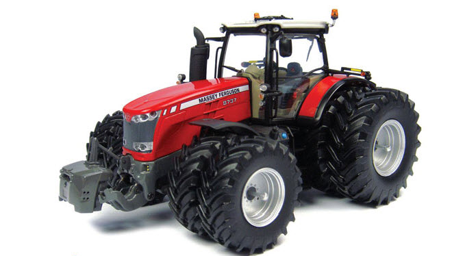 MASSEY FERGUSON 8737 MED TVILLING – Traktormodeller