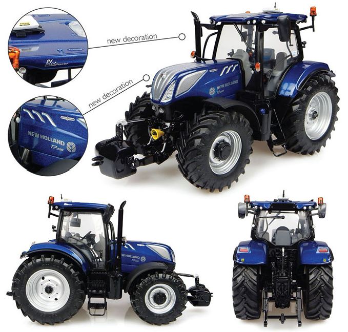 NEW HOLLAND T7.225 BLUE POWER (2016) – Traktormodeller